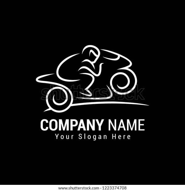 Motorcycle Race Team Logo Stock Vector (Royalty Free) 1223374708 ...