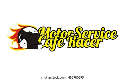 Motorcycle Repair Logo Template Stock Vector (Royalty Free) 486980695