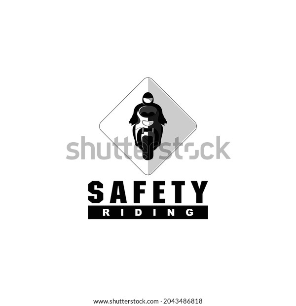 Motorcycle Safety Advice Logo Design Inspiration Stock Vector (Royalty ...