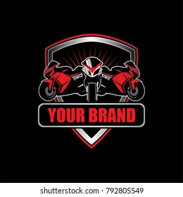 Motorsport Vector Logo Template Stock Vector (Royalty Free) 792805549 ...