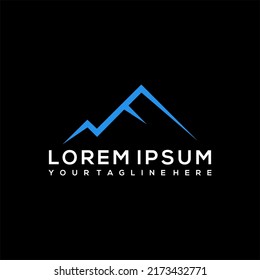 Mount Logo Design Elegant Template Stock Vector (Royalty Free ...