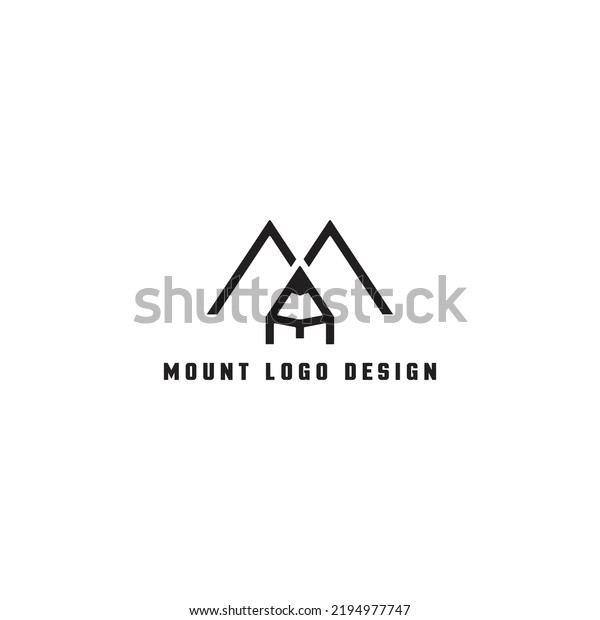 Mount Logo Design Your Company Stock Vector (Royalty Free) 2194977747 ...