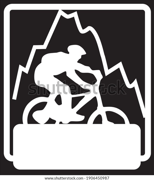 Mountain Bike Vector Art Style Stock Vector (Royalty Free) 1906450987