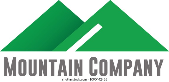 Mountain Company Logo: vector de stock (libre de regalías) 1090442465 ...