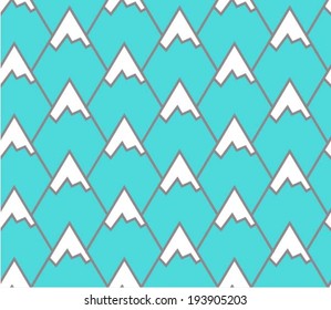 Mountain Geometric Pattern Stock Vector (Royalty Free) 193905203 ...
