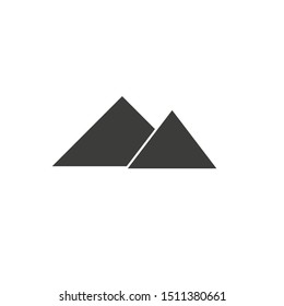 Mount Icon Logo Simple Mount Illustration Stock Vector (Royalty Free ...