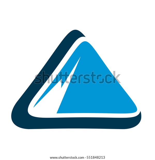 Mountain Logo Simple Hill Logo Design Stock Vector (Royalty Free ...