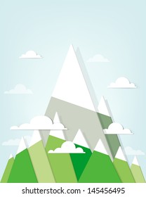 224 Papercraft mountains Stock Illustrations, Images & Vectors ...