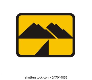 Mountain Sign Stock Vector (Royalty Free) 247044055 | Shutterstock