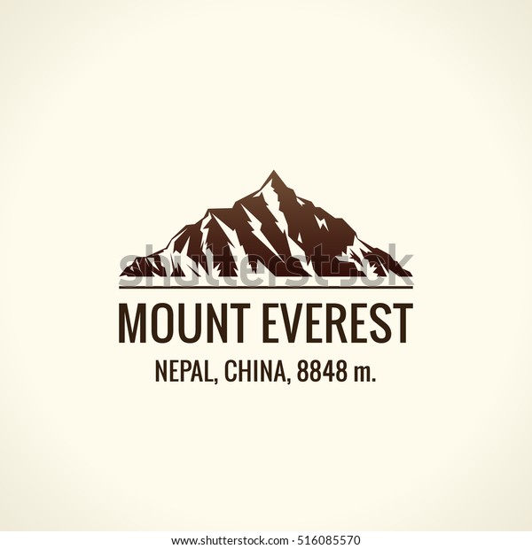 Logo del vector turístico de montaña. Las aventuras del Monte Emblem ...