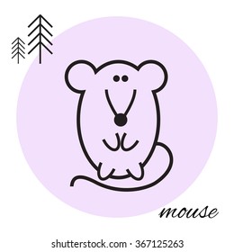 Mouse Animal Line Icon Stock Vector (Royalty Free) 367125263 | Shutterstock