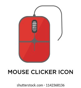 Mouse Clicker Icon Vector Isolated On Stock Vector (Royalty Free ...