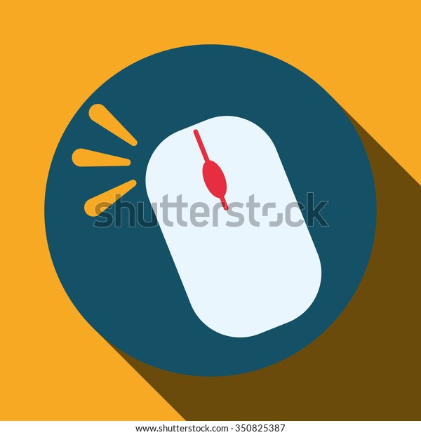 Mouse Concept Over Circle Design Vector Stock Vector (Royalty Free ...