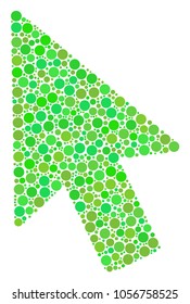 Mouse Cursor Mosaic Circle Elements Various 스톡 일러스트 1057447349 ...