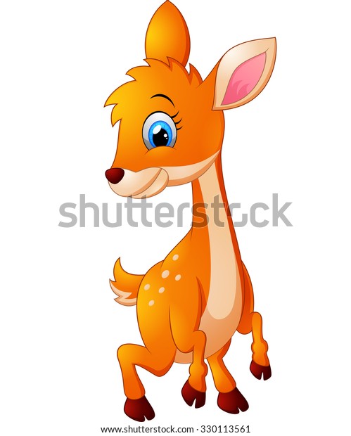 Mouse Deer Cartoon Illustration Stock Vector (Royalty Free) 330113561 ...