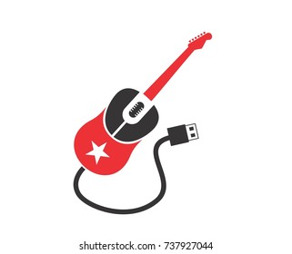 Mouse Guitar Stock Vector (Royalty Free) 737927044 | Shutterstock