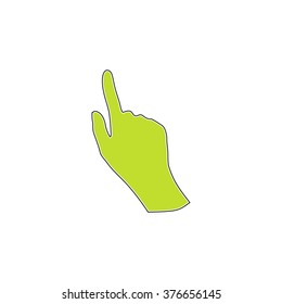 Mouse Hand Icon Vector Stock Vector (Royalty Free) 376656145