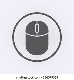 Mouse Icon Circle Vector Illustration Stock Vector (Royalty Free ...