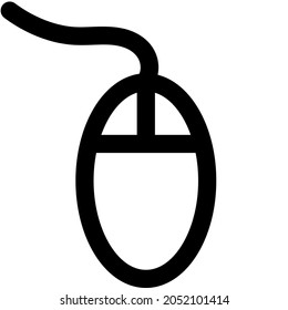 Mouse Icon Mouse Outline Icon Stock Vector (Royalty Free) 2052101414 ...