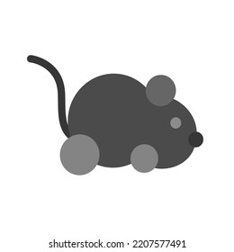 Mouse Vector Illustration Flat Cartoon Design Stock Vector (Royalty ...