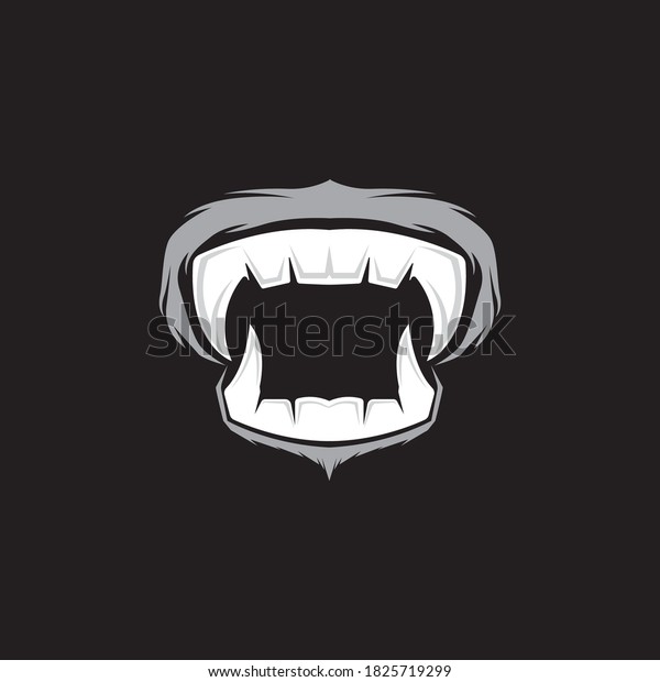 Mouth Angry Logo Symbol Vector Stock Vector (Royalty Free) 1825719299 ...