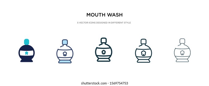 Mouth Wash Icon Different Style Vector Stock Vector (Royalty Free ...