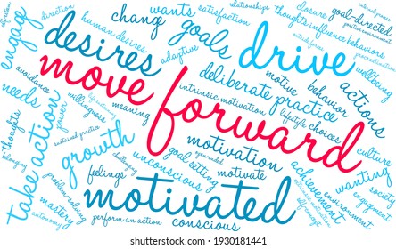Move Forward Word Cloud On White Stock Vector (Royalty Free) 1930181441 ...