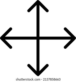 Move Icon Design Tool Sign Symbol Stock Vector (Royalty Free ...