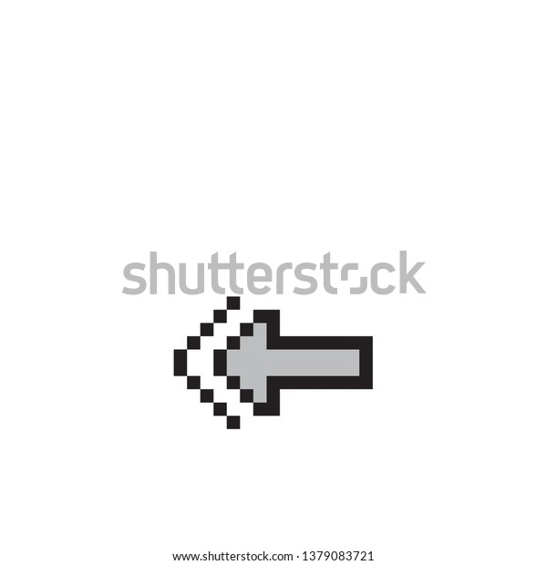 Move Lift Pixel Art Stock Vector (Royalty Free) 1379083721