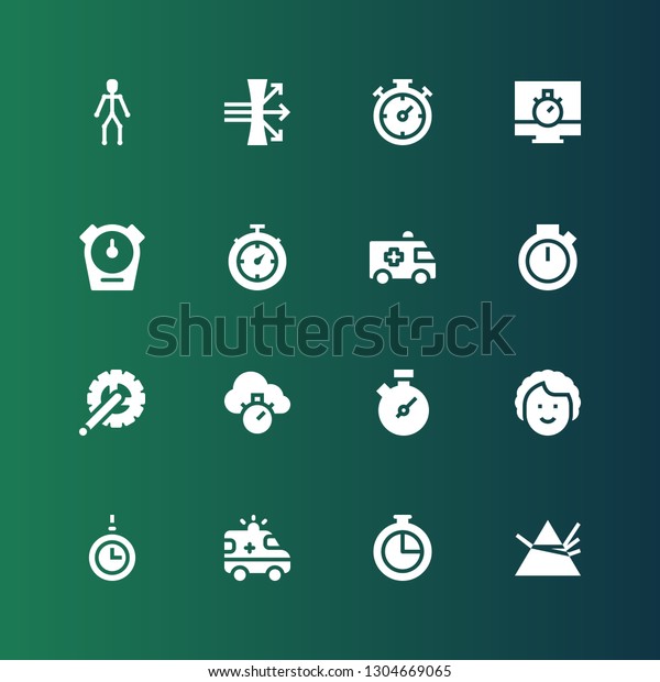 Movement Icon Set Collection 16 Filled Stock Vector (Royalty Free ...