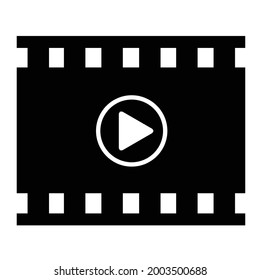 Movie Player Play Button Vector Stock Vector (Royalty Free) 2003500688 ...