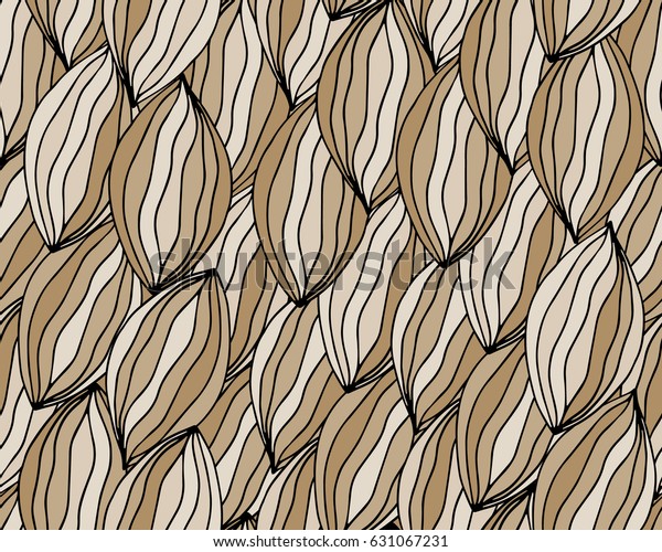 Moving Beige Light Brown Shapes Abstract Stock Vector (Royalty Free ...