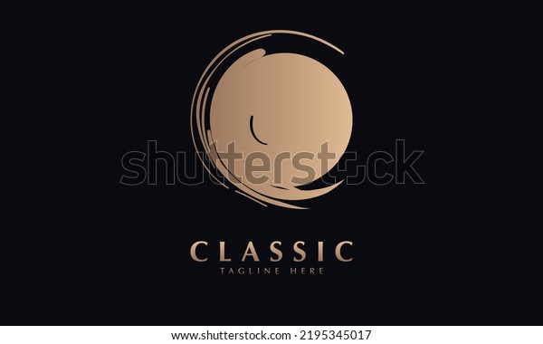 Moving Circle Vector Logo Template Stock Vector (Royalty Free ...