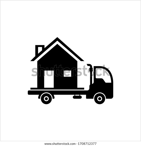 Moving Home Icon Home Logistic Packer Stock Vector (Royalty Free ...