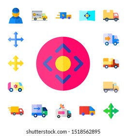 Moving Icon Set 17 Flat Moving Stock Vector (Royalty Free) 1518562895 ...
