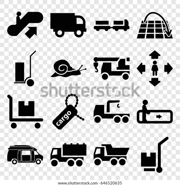 Moving Icons Set Set 16 Moving Stock Vector (Royalty Free) 646520635 ...
