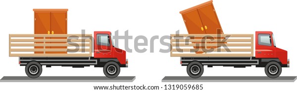 Moving Truck Physics Speed Motion Stock Vector (Royalty Free ...