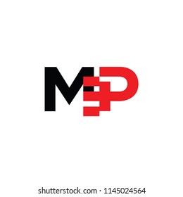 Md Monogram Logo Red Color Stock Vector (Royalty Free) 1764101090 ...