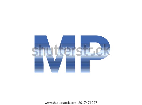 Mp Letter New Logo Icon Design Stock Vector (Royalty Free) 2017471097 ...