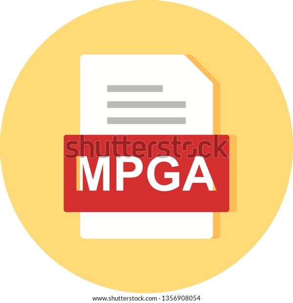 Mpga File Document Icon Stock Vector (Royalty Free) 1356908054 ...