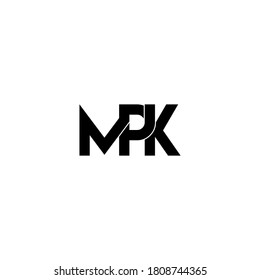 Mpk Letter Original Monogram Logo Design Stock Vector (Royalty Free ...