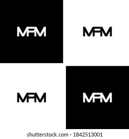 Mpm Letter Original Monogram Logo Design Stock Vector (Royalty Free ...