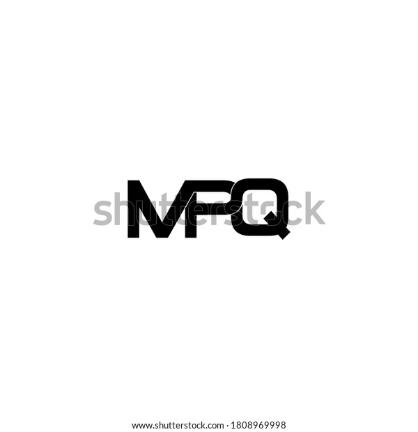 Mpq Letter Original Monogram Logo Design Stock Vector (Royalty Free ...