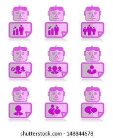 Mr Icon Set People Icon Vector Stock Vector (Royalty Free) 148844678 ...