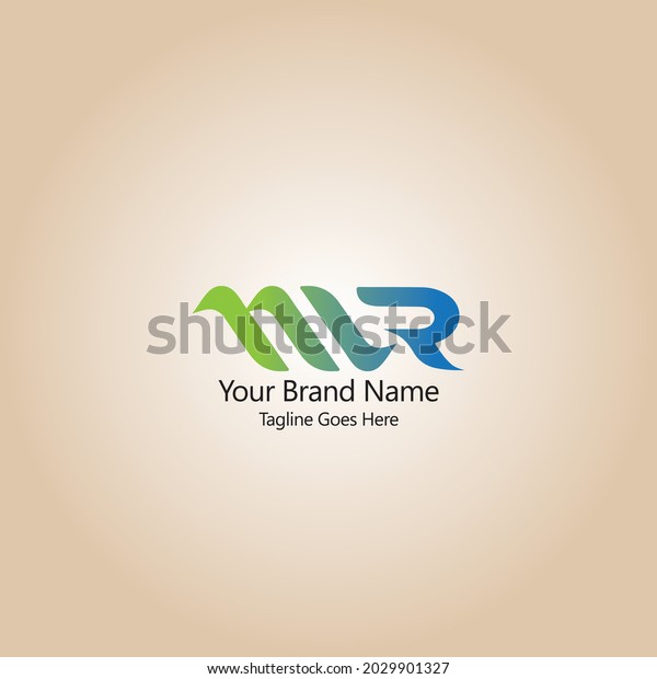 Mr Vector Logo Design Brand Identity Stock Vector (Royalty Free ...