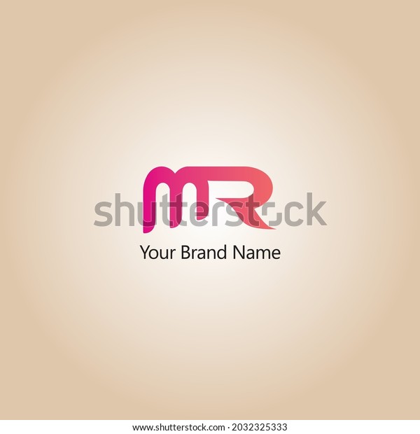 Mr Vector Logo Design Brand Identity Stock Vector (Royalty Free ...