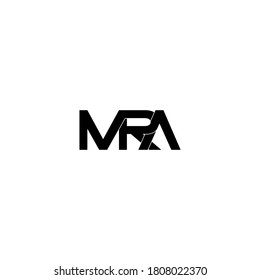Mra Letter Original Monogram Logo Design Stock Vector (Royalty Free ...