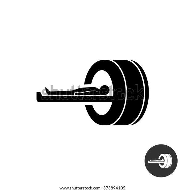 Mri Icon Simple Black Silhouette Symbol Stock Vector (Royalty Free ...