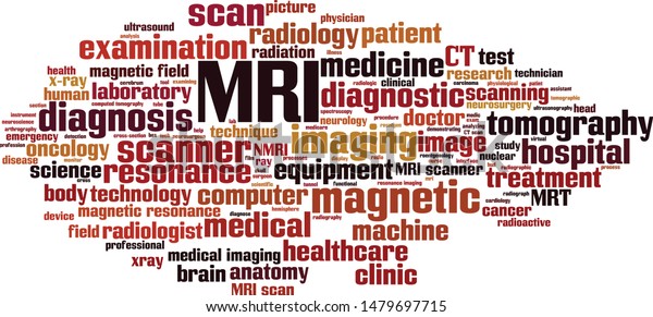 Mri Word Cloud Concept Collage Made Stock Vector (Royalty Free ...