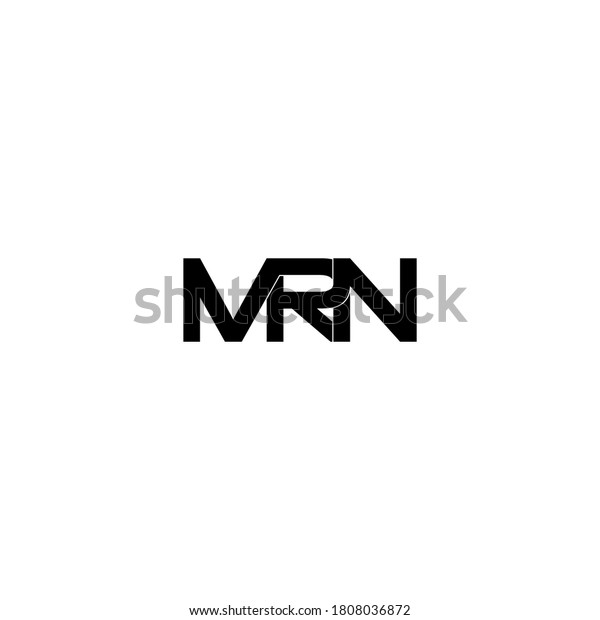 Mrn Letter Original Monogram Logo Design Stock Vector (Royalty Free ...